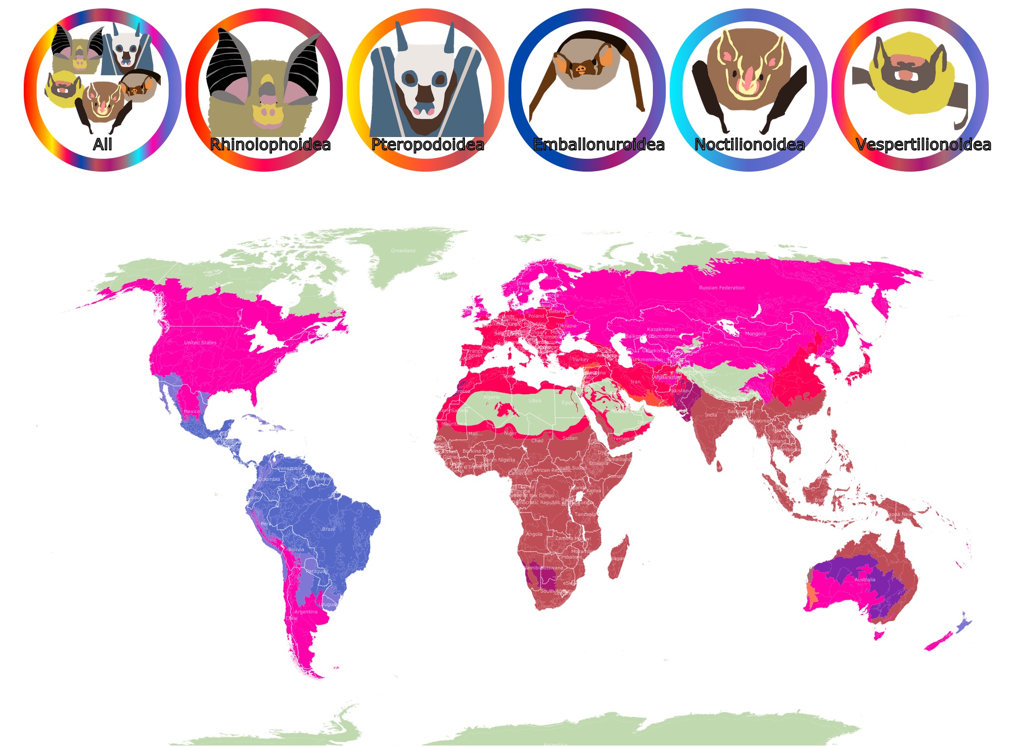 Bat Habitat Map