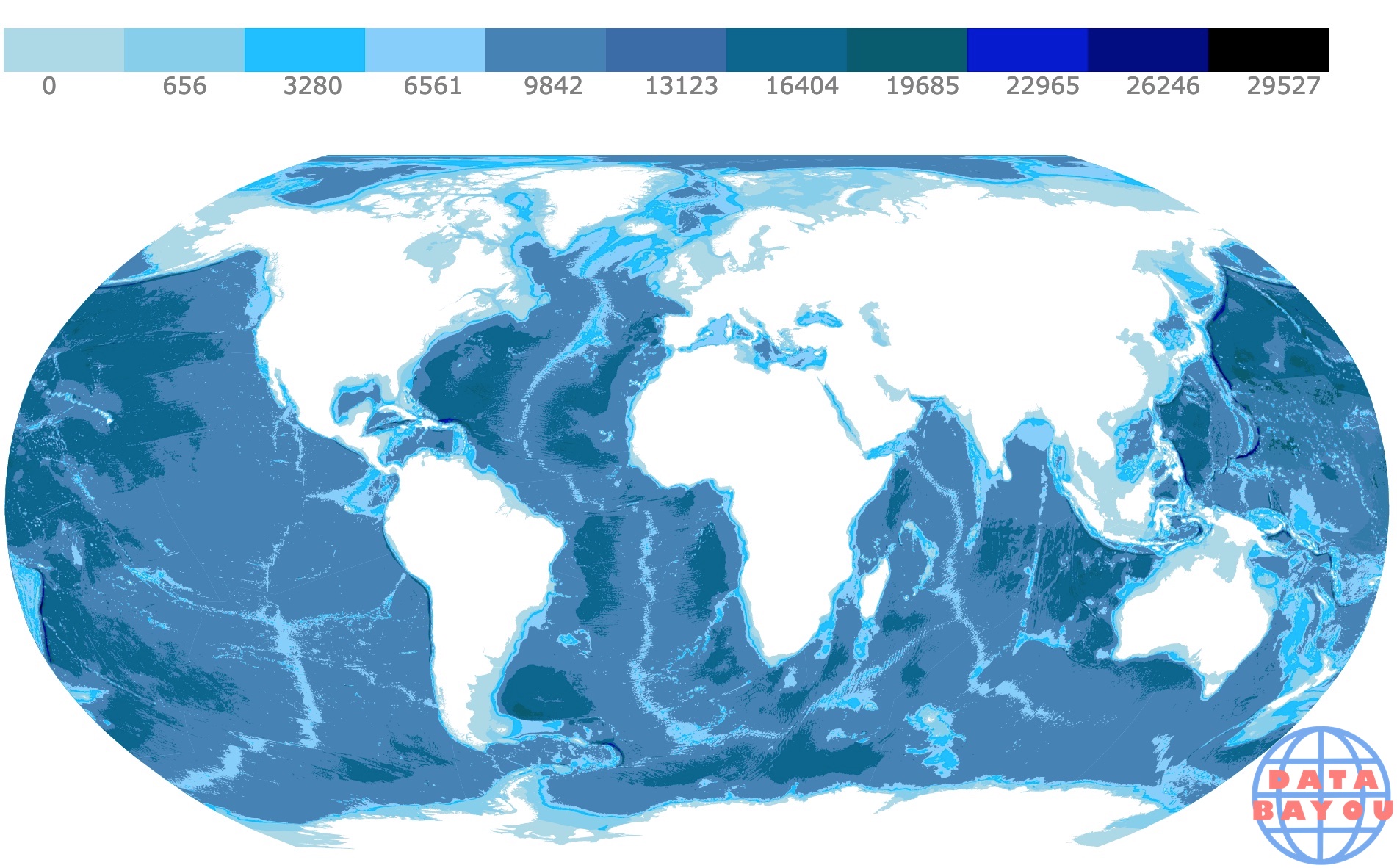 Map Of Ocean Floor Depths Infoupdate
